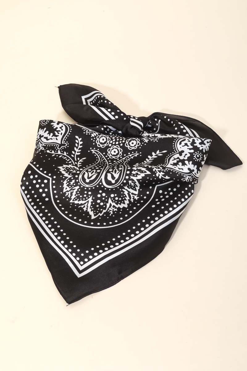 Paisley Design Square Scarf | Greige Goods