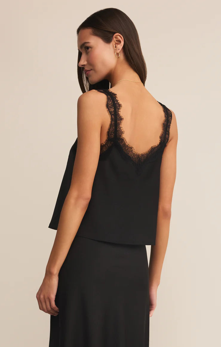 Uma Lace Satin Cami | Greige Goods
